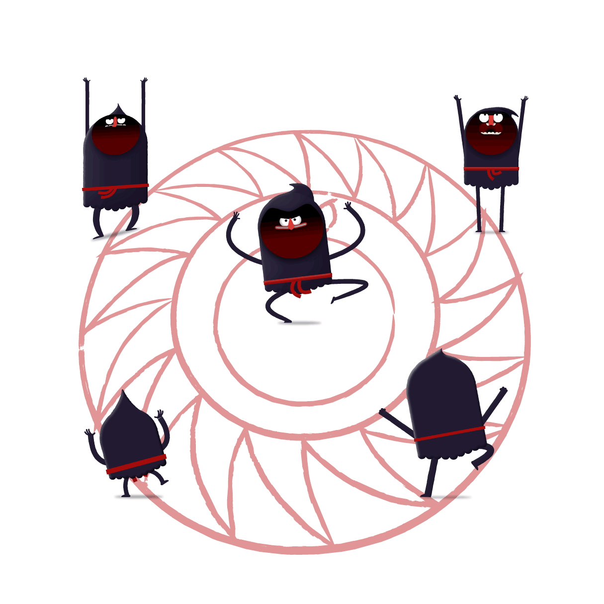Character Connection Cluster